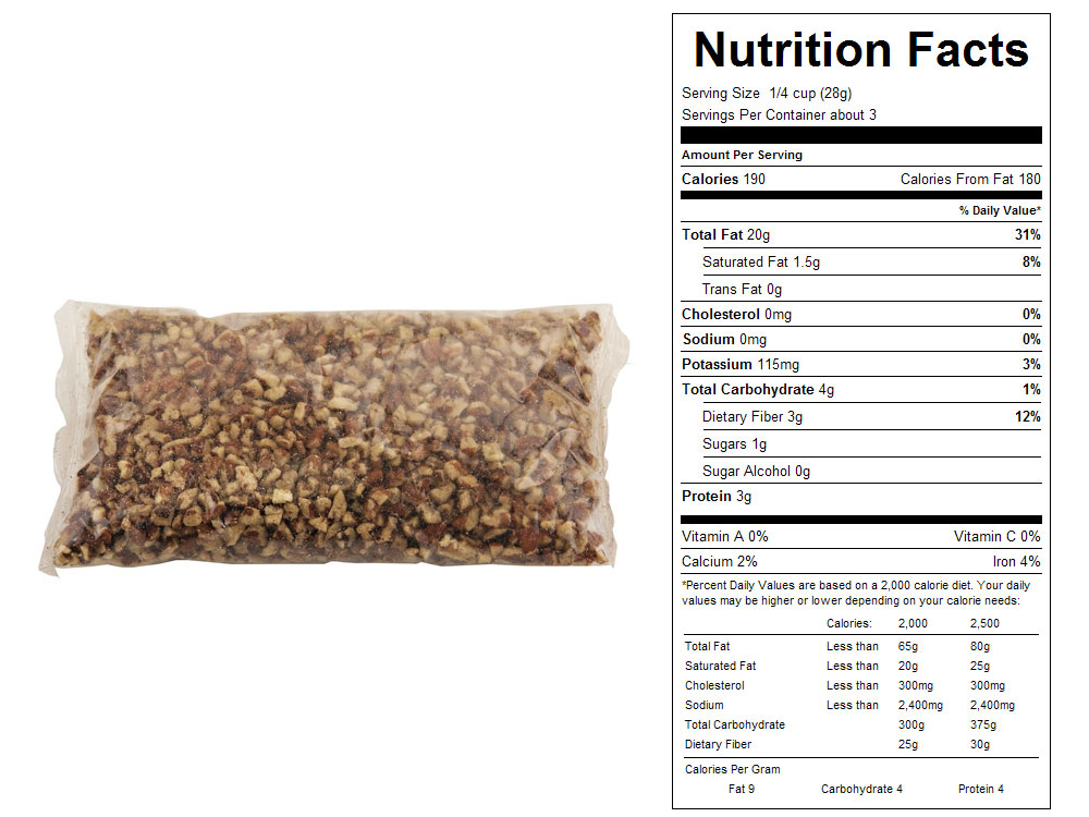 Buy Medium Packaged Pecan Pieces - Vending Machine Supplies For Sale