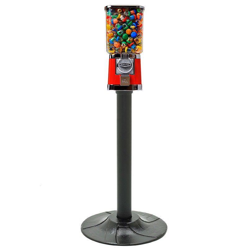 Square Beaver Single Gumball and Candy Vending Machine with Stand ...