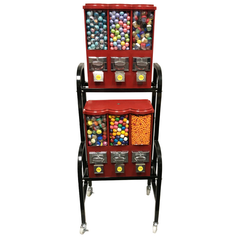 Buy Multi-Vend 6 Way Candy and Gumball Rack - Vending Machine Supplies ...