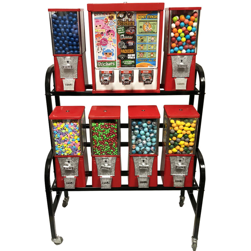 Buy Eagle 7 Way Pro Sticker and Toy Vending Rack - Vending Machine ...