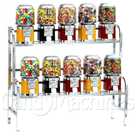 Buy 45" Chrome Bulk Vending Machine Rack - Vending Machine Supplies For ...