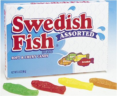 The Original Swedish Fish Asst (3.5 oz) | CandyMachines.com
