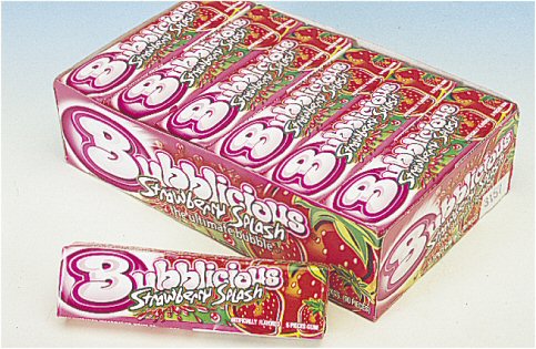 Buy Bubblicious Strawberry Splash Gum - Vending Machine Supplies For Sale