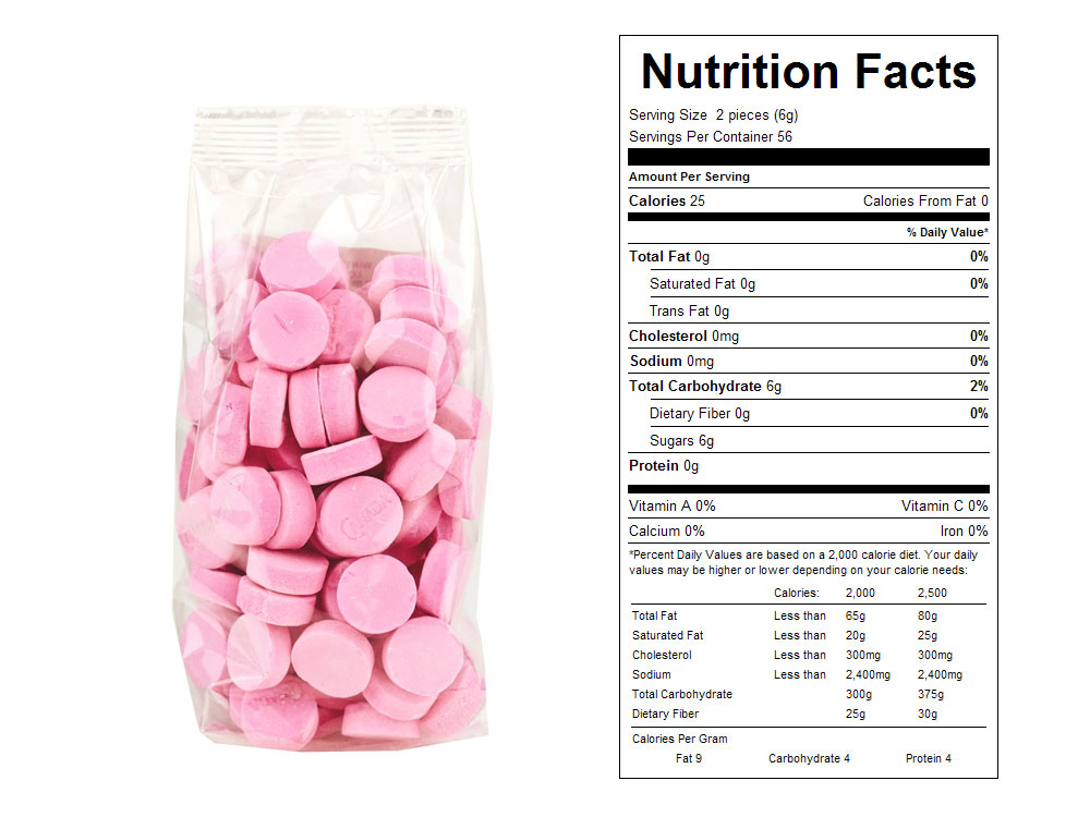 Buy Pink Wintergreen Prepackaged Candy (9 lbs) - Vending Machine ...
