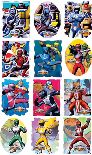 Buy Power Rangers Vending Stickers - Vending Machine Supplies For Sale