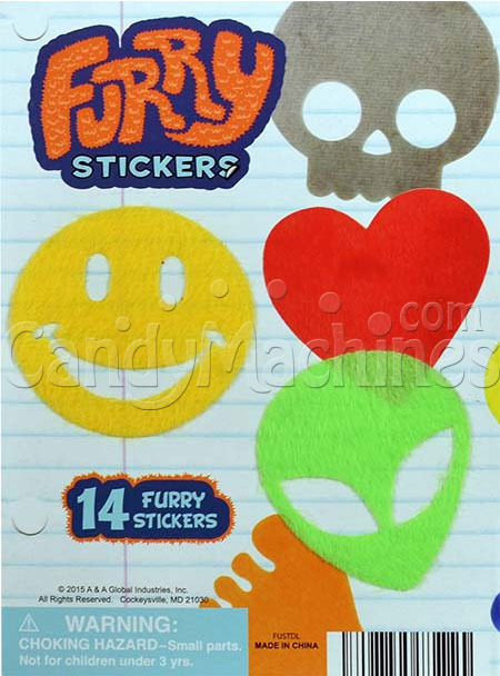 Buy Furry Stickers Vending Capsules - Vending Machine Supplies For Sale