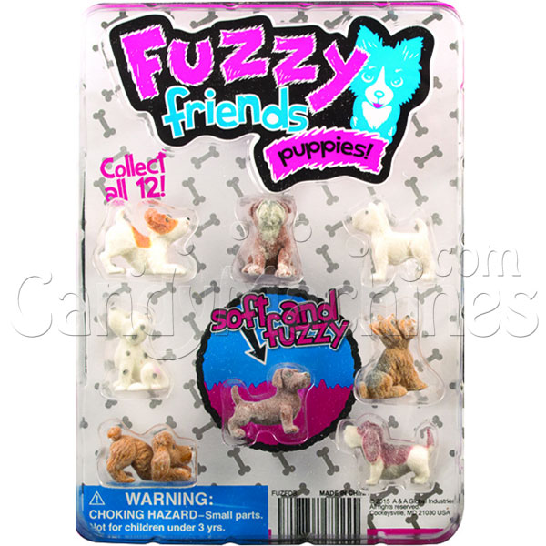 Fuzzy Friends Puppies Series 2, 1 inch Toy Vending Capsules ...