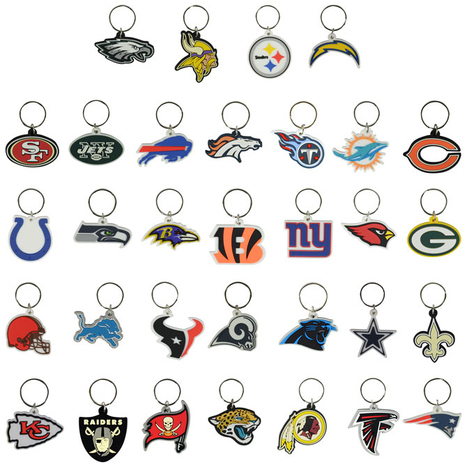 Buy NFL Soft Keychains Vending Capsules - Vending Machine Supplies For Sale