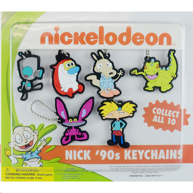 Buy Nick 90's 2D Figure Keychains Vending Capsules - Vending Machine ...