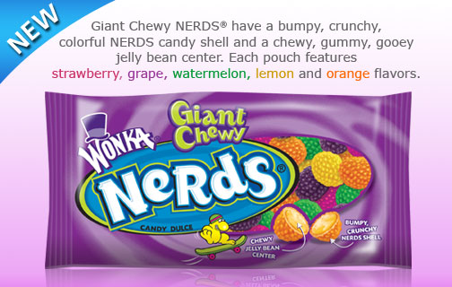 Yummy Giant Chewy Nerds - CandyMachines.com