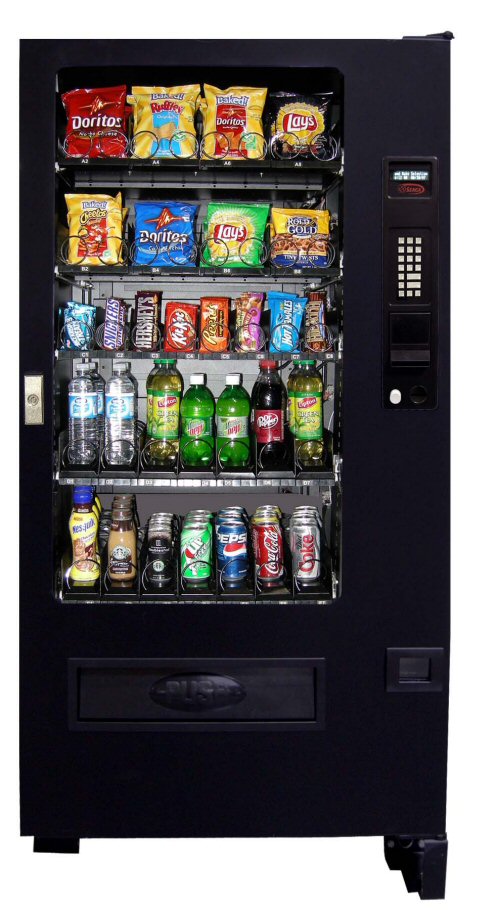 The Seaga Snack and Soda Combo Machine - CandyMachines.com