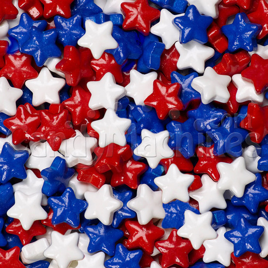 Red, White & Blue Mix Stars Candy for the 4th of July! - CandyMachines.com