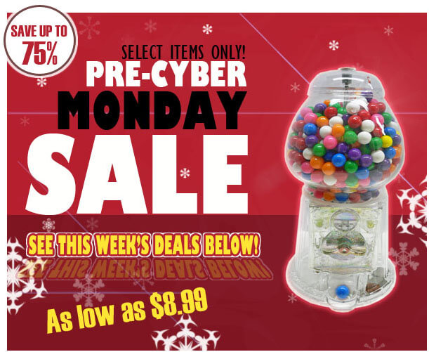Pre-Cyber Monday Deals!! - CandyMachines.com