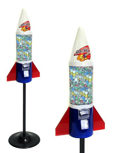 Buy A New Sqwishland Mini Rocket Machine Package! - CandyMachines.com